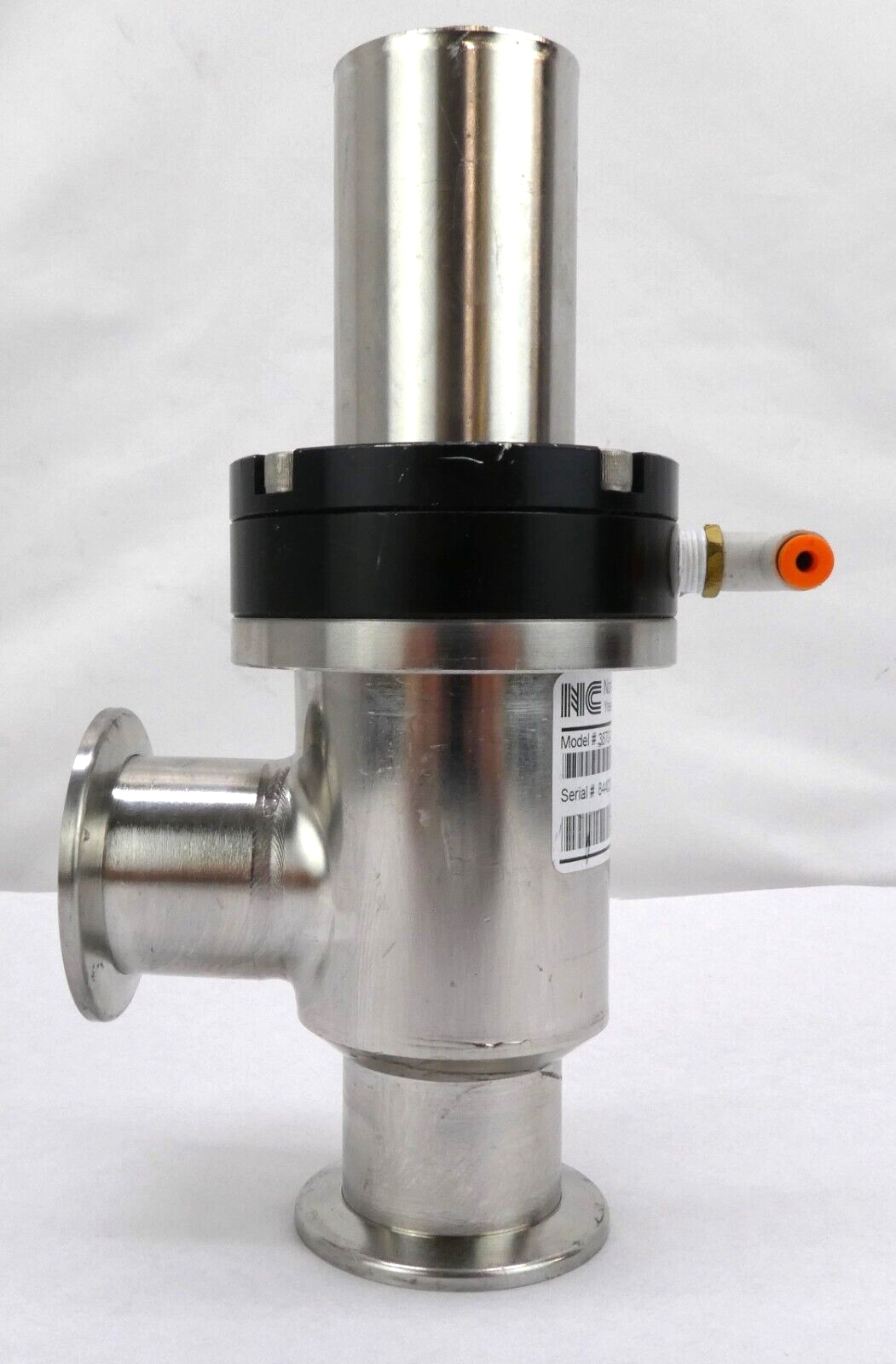Nor-Cal Products 3870-01919 Pneumatic Angle Valve NW40 AMAT Working ...