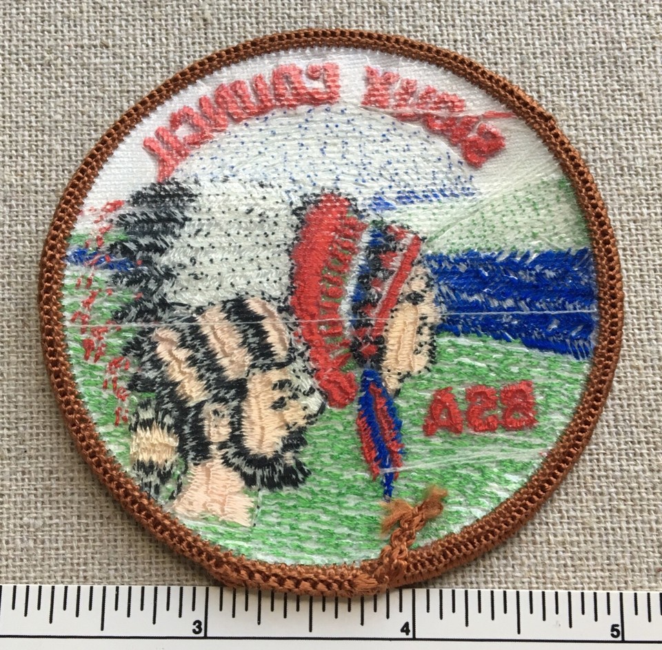Vintage 1970s SIOUX COUNCIL Boy Scout Pocket PATCH 3" Round CP Indian ...