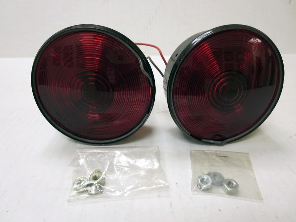 Vintage Willys Kaiser Jeep CJ5 U.S. Made Tail Light Set | eBay