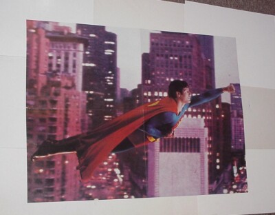 Superman Poster # 6 Christopher Reeve FLYING! RIP 1978 DC Comics Movie ...