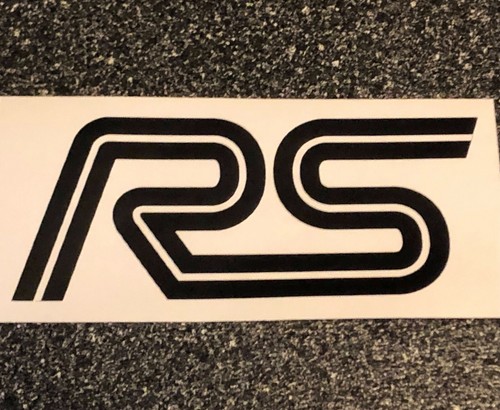 Ford Focus RS Logo Vinyl Sticker Decal 2" 4" 5" 6" 8" 12" 16" 20" 24 ...