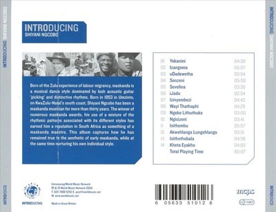 SHIYANI NGCOBO - INTRODUCING SHIYANI NGCOBO NEW CD 605633510126| eBay