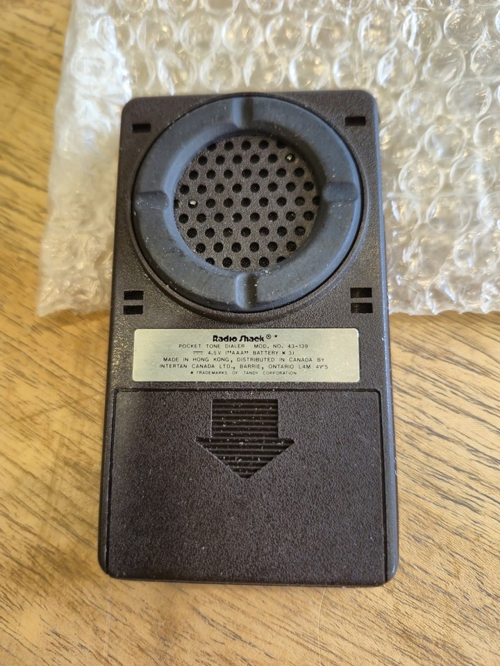 Radio Shack pocket tone dialer model 43-139 | eBay