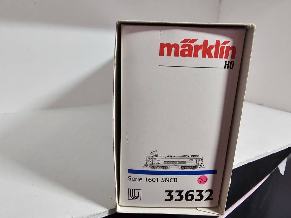 Marklin SNCB 1601 Electric Locomotive 33632 HO Scale AC DELTA DIGITAL ...