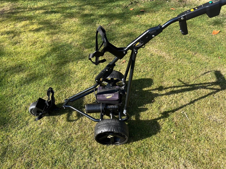 Powakaddy robo caddy motor caddy Electric Golf Trolley golf bag black ...