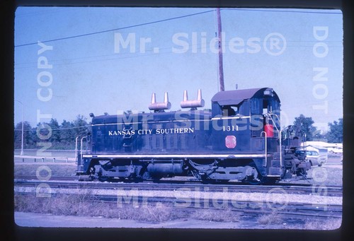Original Slide KCS Kansas City Southern SW7 1311 Shreveport LA 1966 | eBay