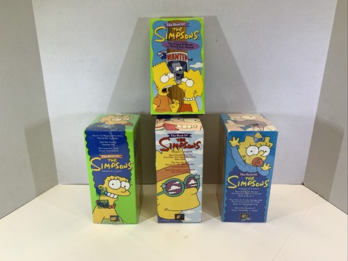 Lot Of 10 The Best Of The Simpsons VHS Tapes 2 Box Sets Are Brand New ...