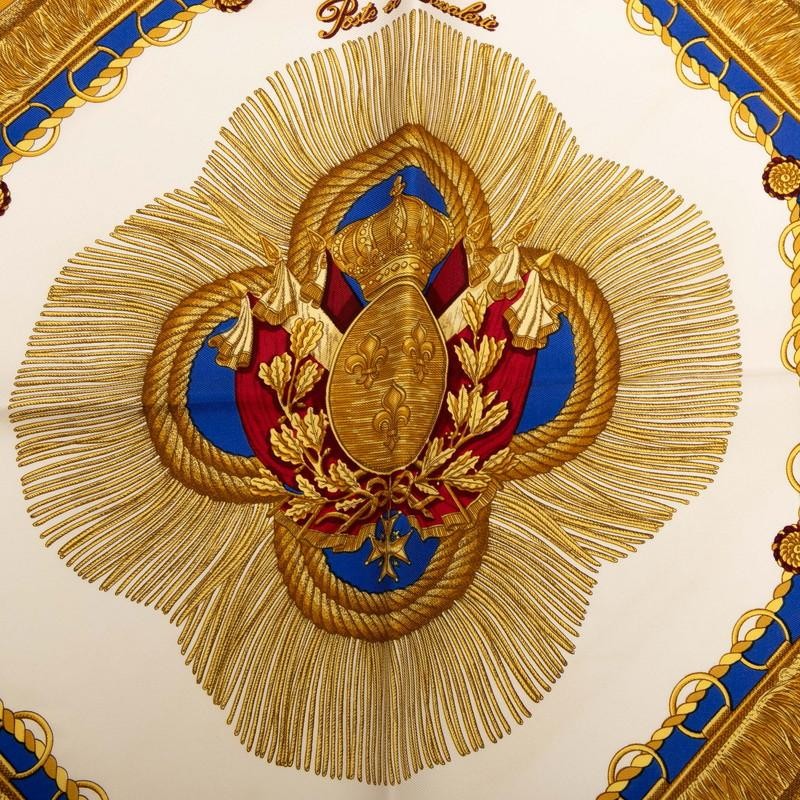 HERMES Scarf Carre90 Silk Square "Poste et Cavalerie" Multicolor 127992K Authen | eBay