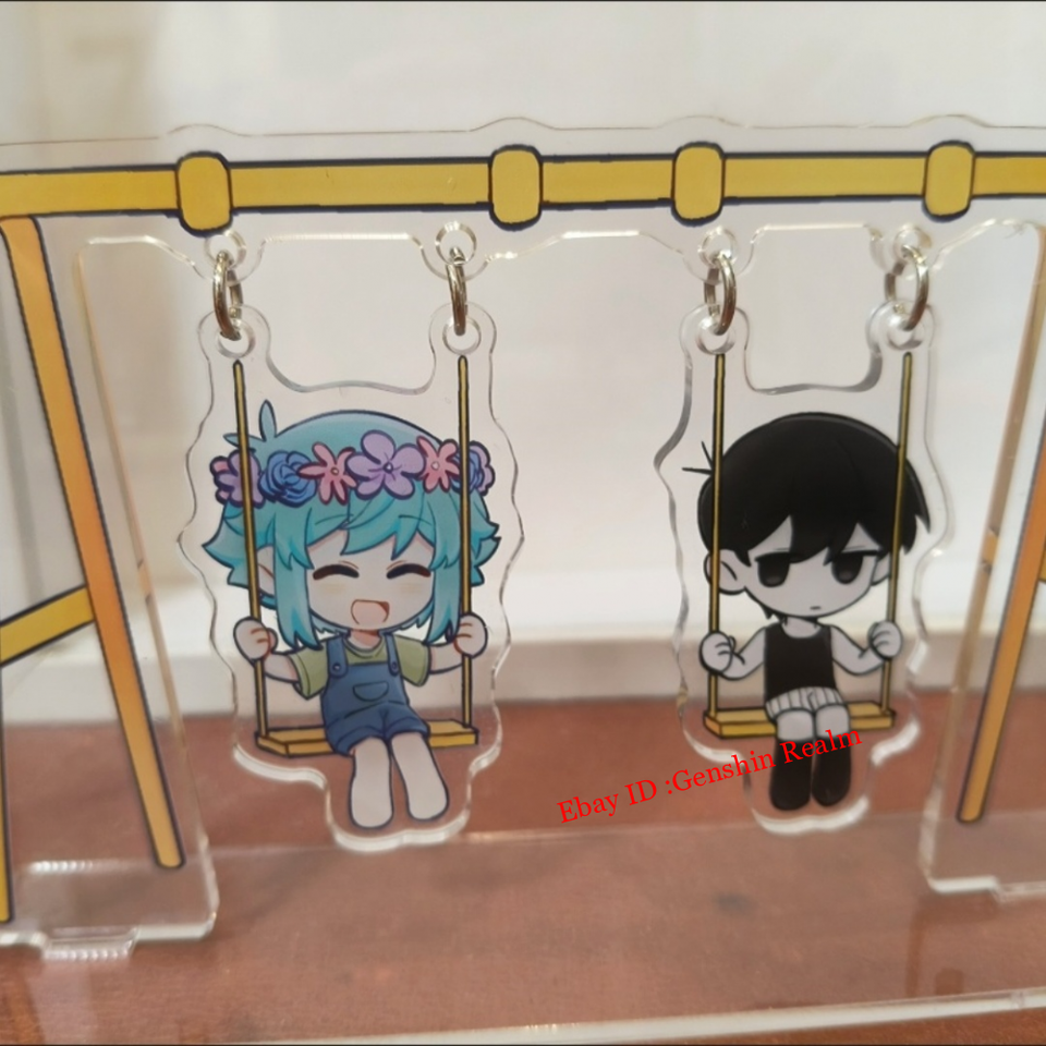 Anime OMORI Basil Swing Acrylic Desktop Stand Figure Collection Gift | eBay