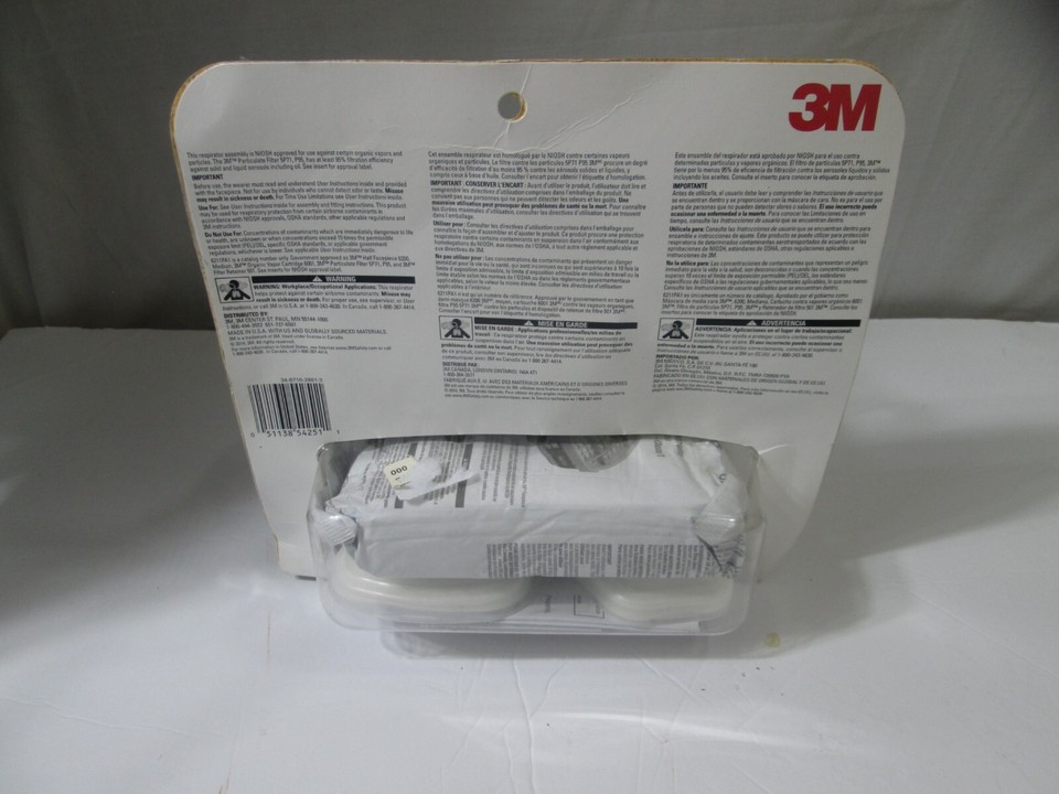 3M 6211 Paint Project Respirator Medium | eBay