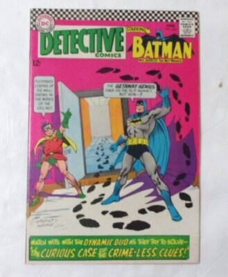 DETECTIVE COMICS #364 1967 VERY SHARP VF RIDDLER APP. PLUS ELONGATED ...