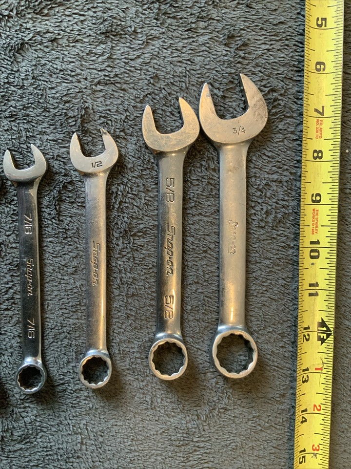 Snap On Stubby Wrench Set, Sae, Mixed Styles, See Pics…..e | eBay