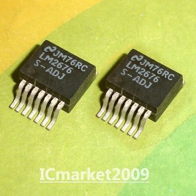 5 PCS LM2676S-ADJ TO-263 LM2676 S-ADJ 3A Low Component Count Step-Down ...