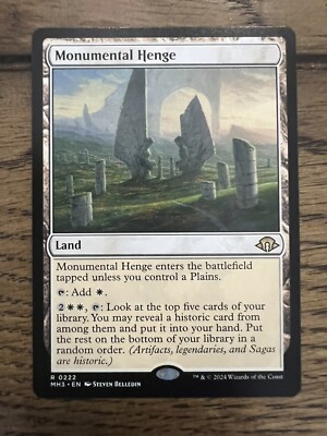 Monumental Henge - 222 Rare - MH3 - NM - MTG Magic the Gathering MTG | eBay
