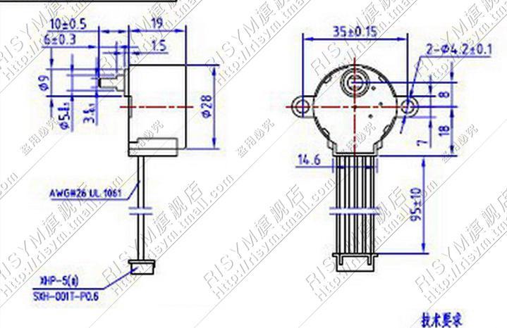 28byj 48 Stepper Motor Dimensions Chart - Infoupdate.org