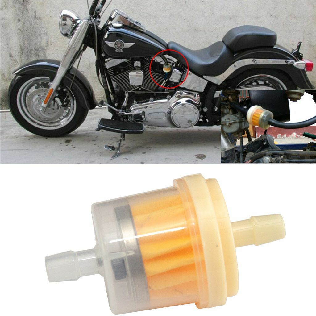 50PCS 6MM 7MM 1/4" INLINE FUEL GAS FILTER LAWN MOWER SMALL ENGINE FUEL ...