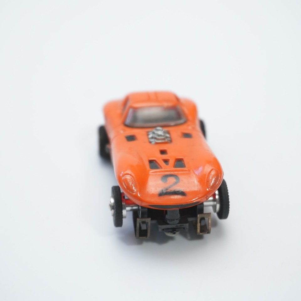 Aurora Tjet Thunderjet Ho Slot Car No 1475 Orange #2 Tuff Ones Cheetah ...