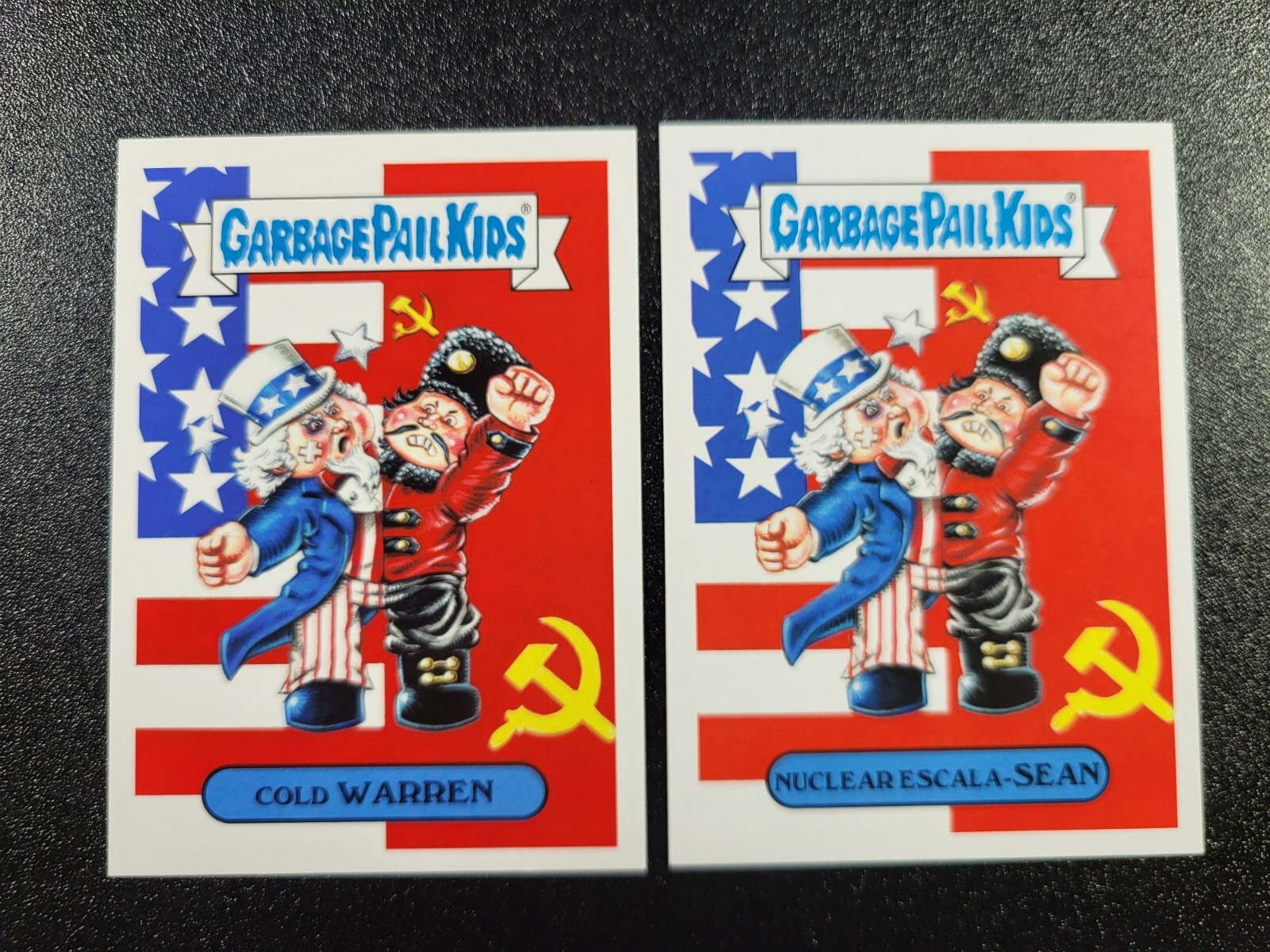 Uncle Sam Cold War USA USSR Snooty Sam US Arnie Spoof Garbage Pail Kids ...