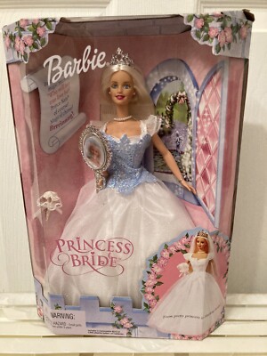 NIB Princess Bride Barbie Doll Magic Mirror Mattel #28251 2000 Blonde ...