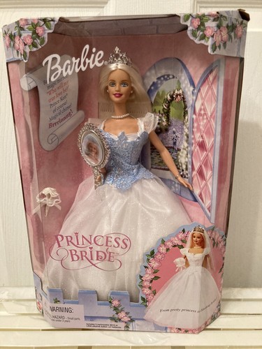 NIB Princess Bride Barbie Doll Magic Mirror Mattel #28251 2000 Blonde ...