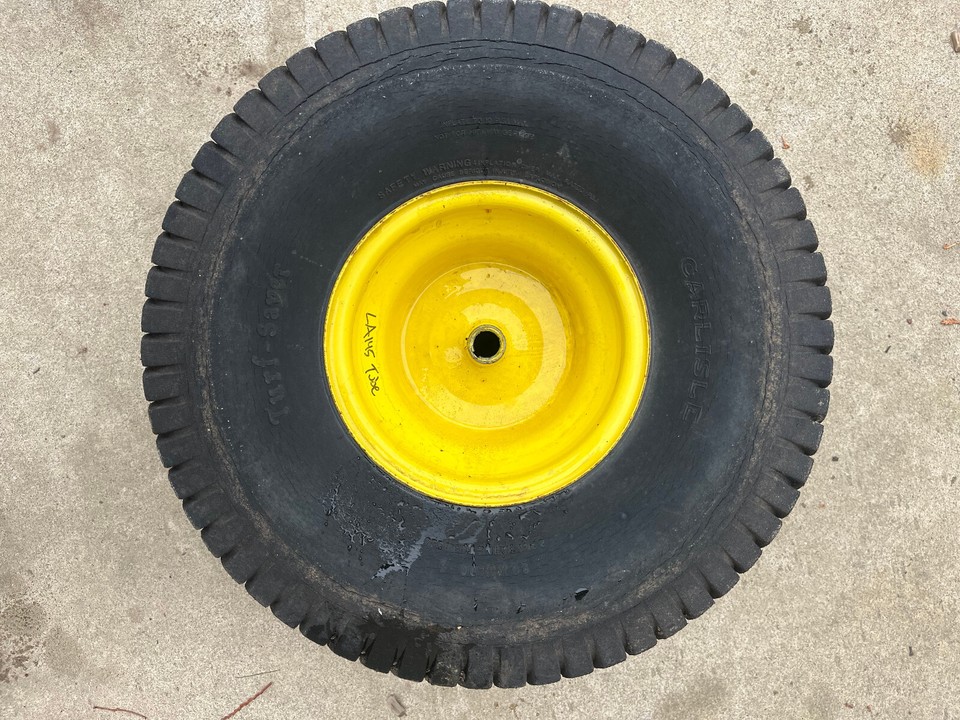 John Deere LA145 20x10.00-8 Rear Wheel Rim & Tire w/ Tube GX10364 ...