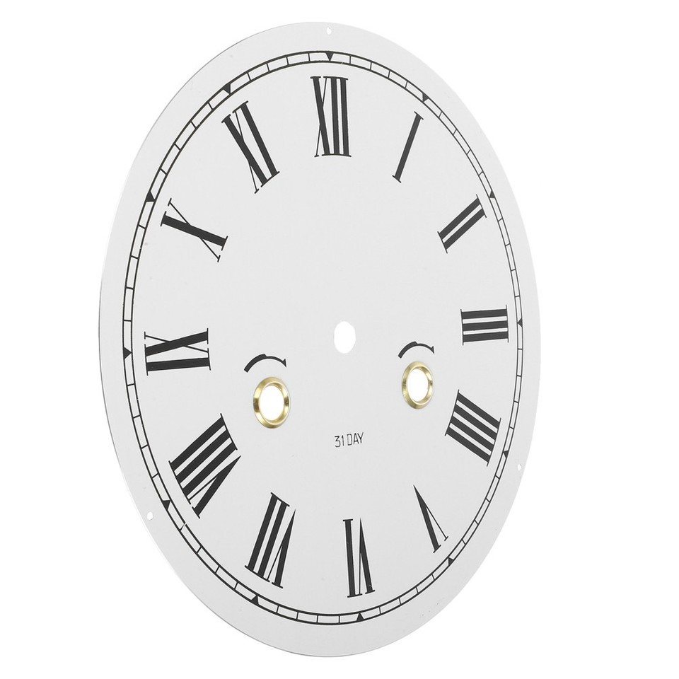 Roman Numeral Clock Dial Replacement DIY Clock Face Metal Dial Plate ...