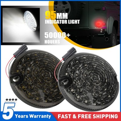 2x Rear Reversse Indicator Light Red White For Land Rover 90/110 ...