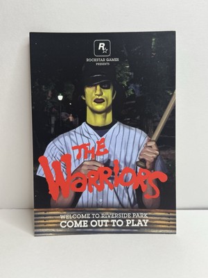 THE WARRIORS Baseball Furies Promo Postcard Rockstar Games Xbox Ps ...