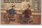 Humorous Tea Cup Cartoon Postcard 1915 | eBay