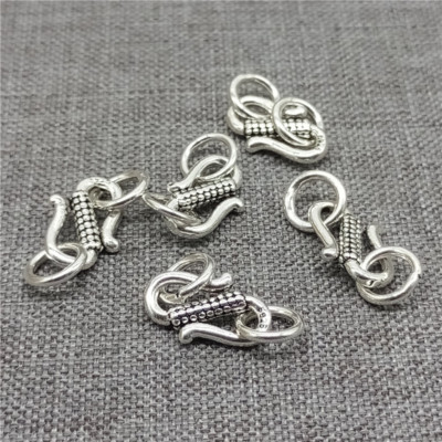 925 Sterling Silver S Hook Clasps for Bracelet Necklace 11mm 13mm | eBay