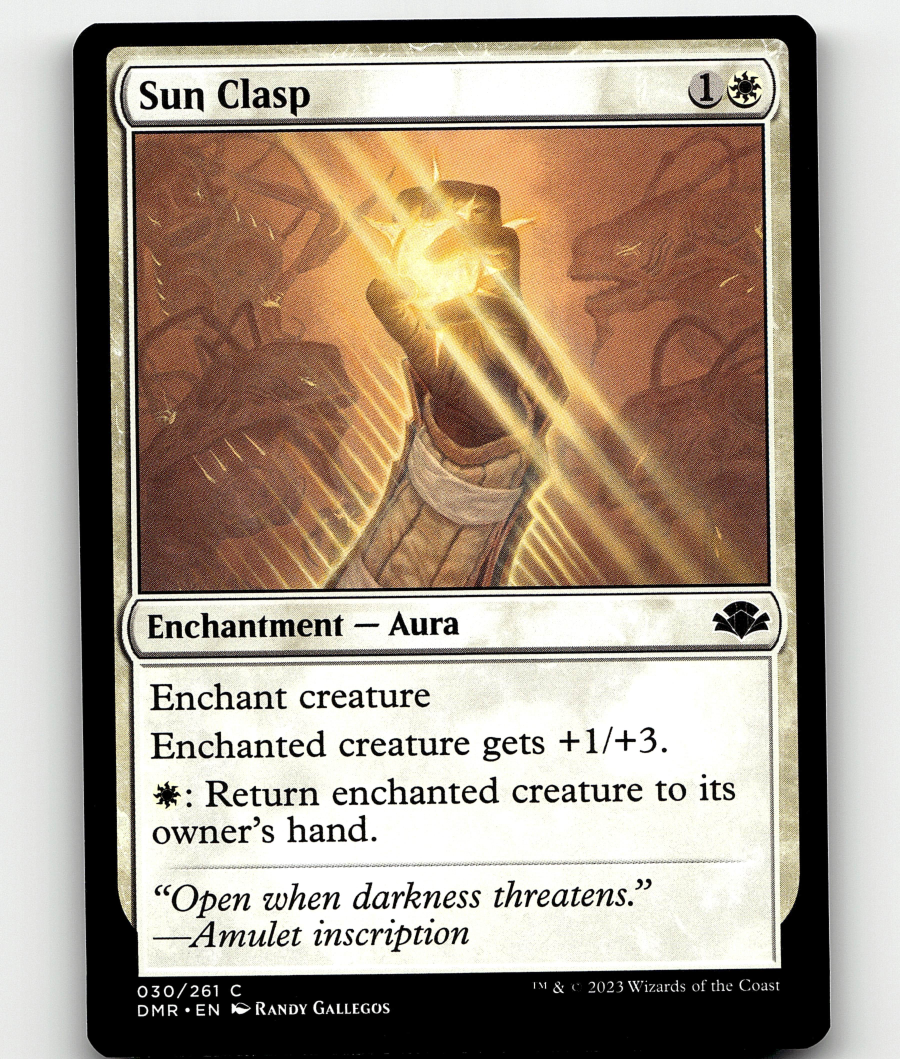 MTG Sun Clasp Regular Dominaria Remastered Common | eBay