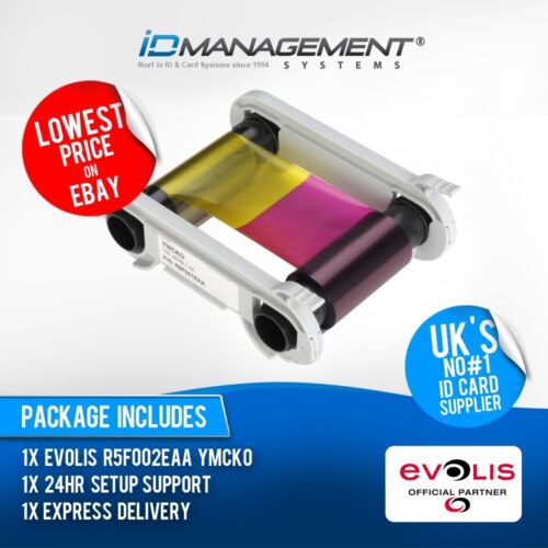 Evolis R5F002EAA Farbband für Zenius Drucker • 200 Drucke • Niedrige ...