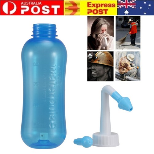 500ml Nasal Flush Bottle Kit Neti Pot Sinus Rinse Nose Wash Bottle ...