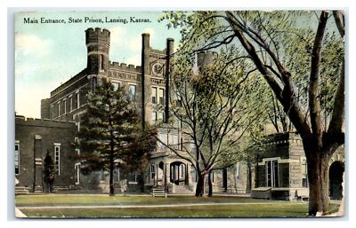 1912 LANSING, KS Postcard- MAIN ENTRANCE STATE PRISON LANSING | eBay
