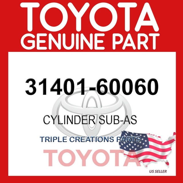 31401-60060 Genuine OEM Toyota Cylinder ASSY Clutch Master 3140160060 ...