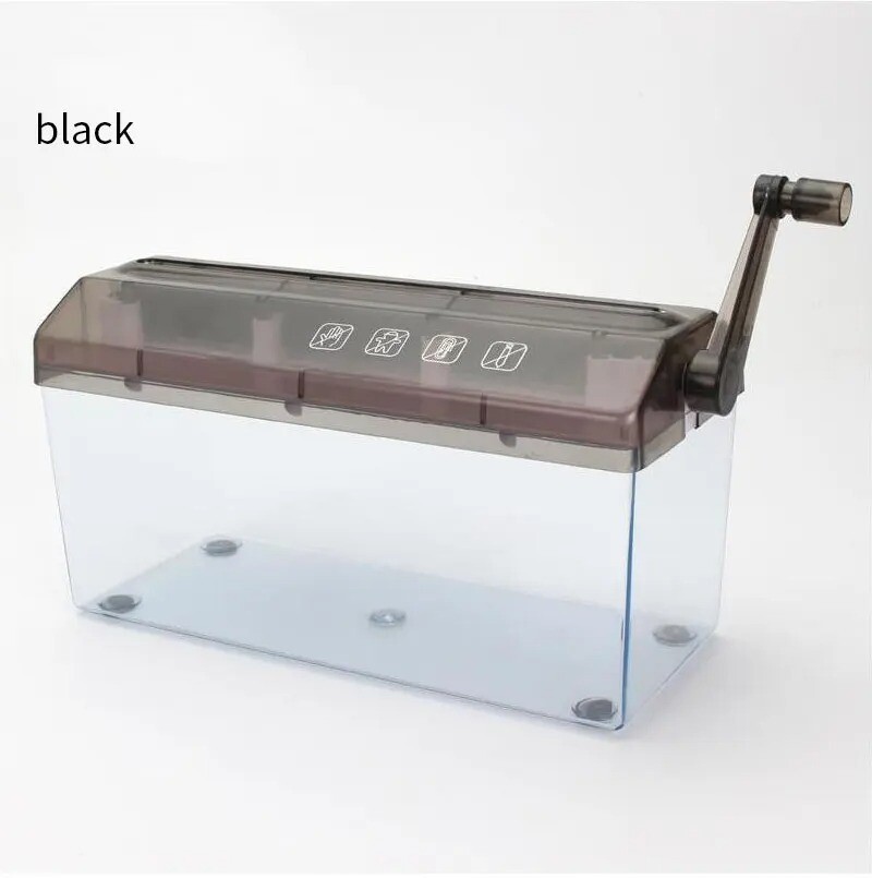 Manual Shredder A4 Mini Home Hand Crank Shredder Small Office Shredder ...