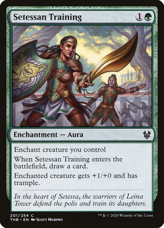 Magic MTG Setessan Training [Theros Beyond Death] | eBay