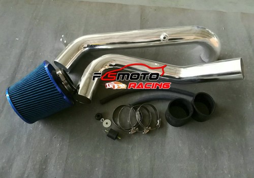 AIR INTAKE INDUCTION PIPE + BLUE FILTER FOR 96-2000 CIVIC DX/LX/CX 1.6L ...