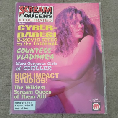 SCREAM QUEENS ILLUSTRATED #17 MAGAZINE Countess Vladimira, Julie Strain ...