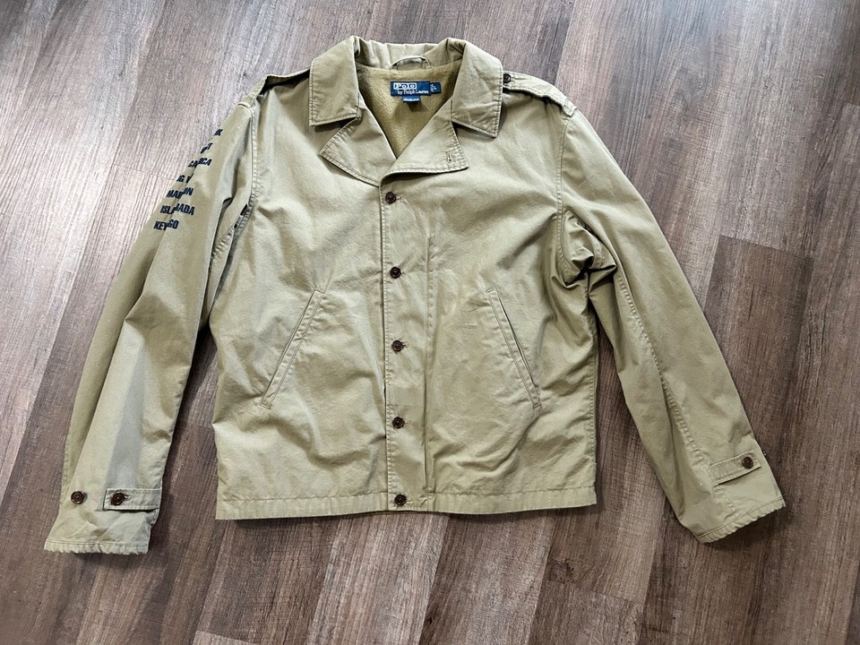 Polo Ralph Lauren vintage authentic Key West army military short jacket ...