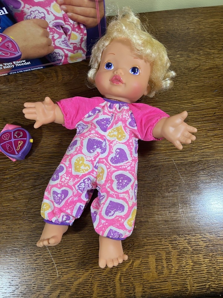 Vintage 1993 Kenner “BABY NEEDS ME” Doll with Diaper & Working Heart ...