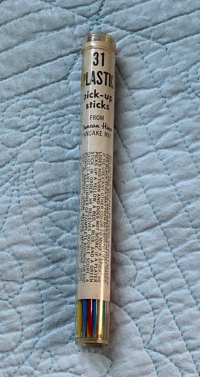 Vintage Duncan Hines Pancake Mix Pick Up Sticks Advertising Premium | eBay