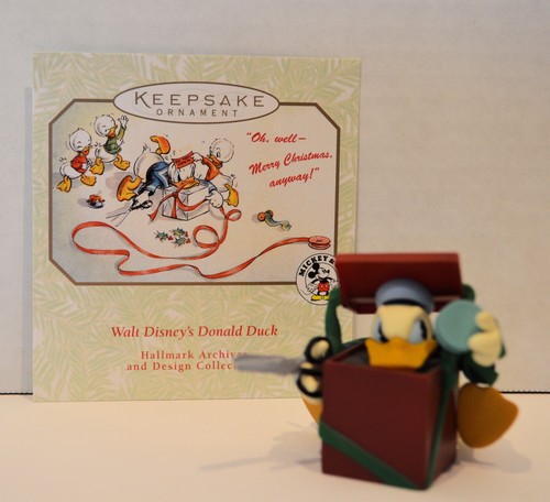 Hallmark Donald's Surprising Gift Duck Keepsake Christmas Ornament 1997 ...