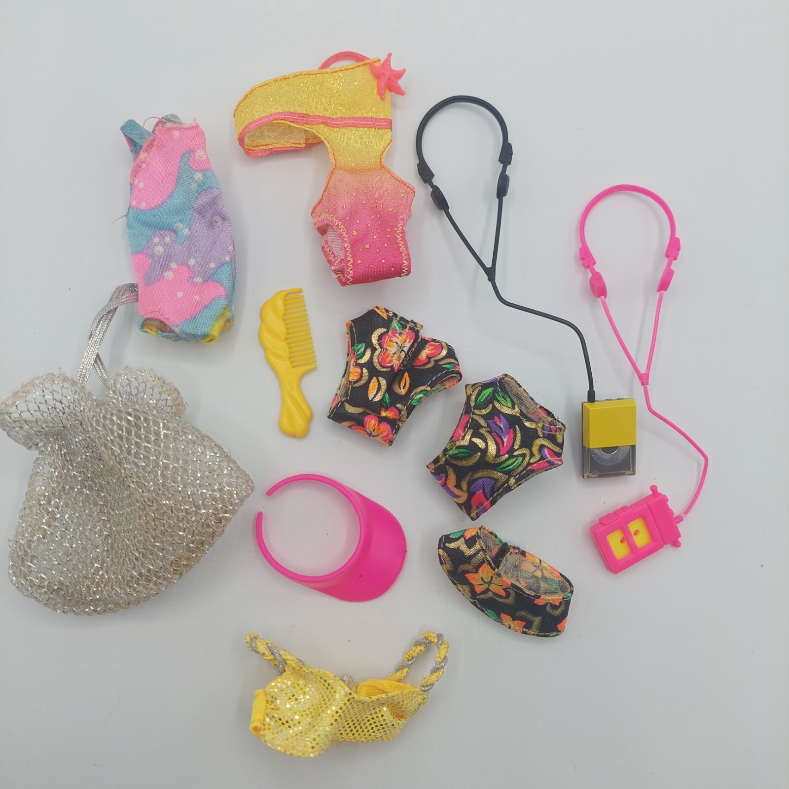 California Barbie Doll Vintage Accessories Lot Swimsuit Walkman ...