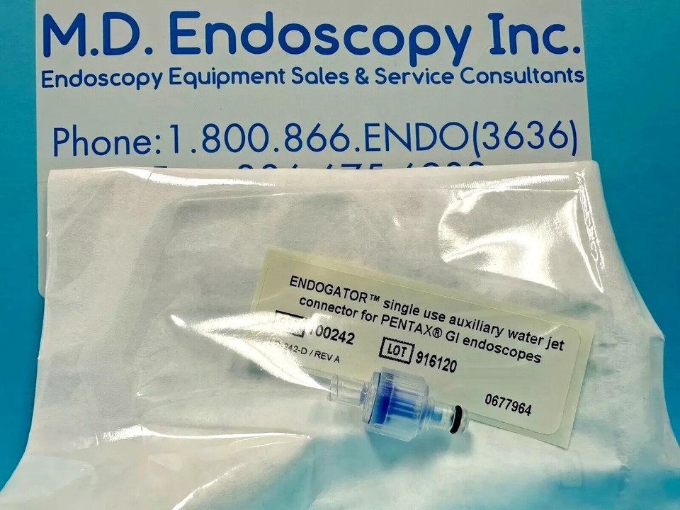 Medivators 100242 Aux Water Jet Connector f/ PENTAX ENDOSCOPES, BOX/10 ...