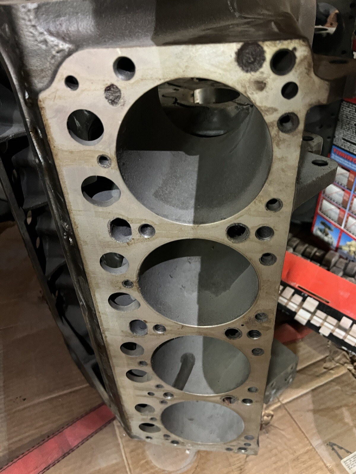 392 Early Hemi Engine Block Ready for Final Hone and Assembly 4 Bolt ...