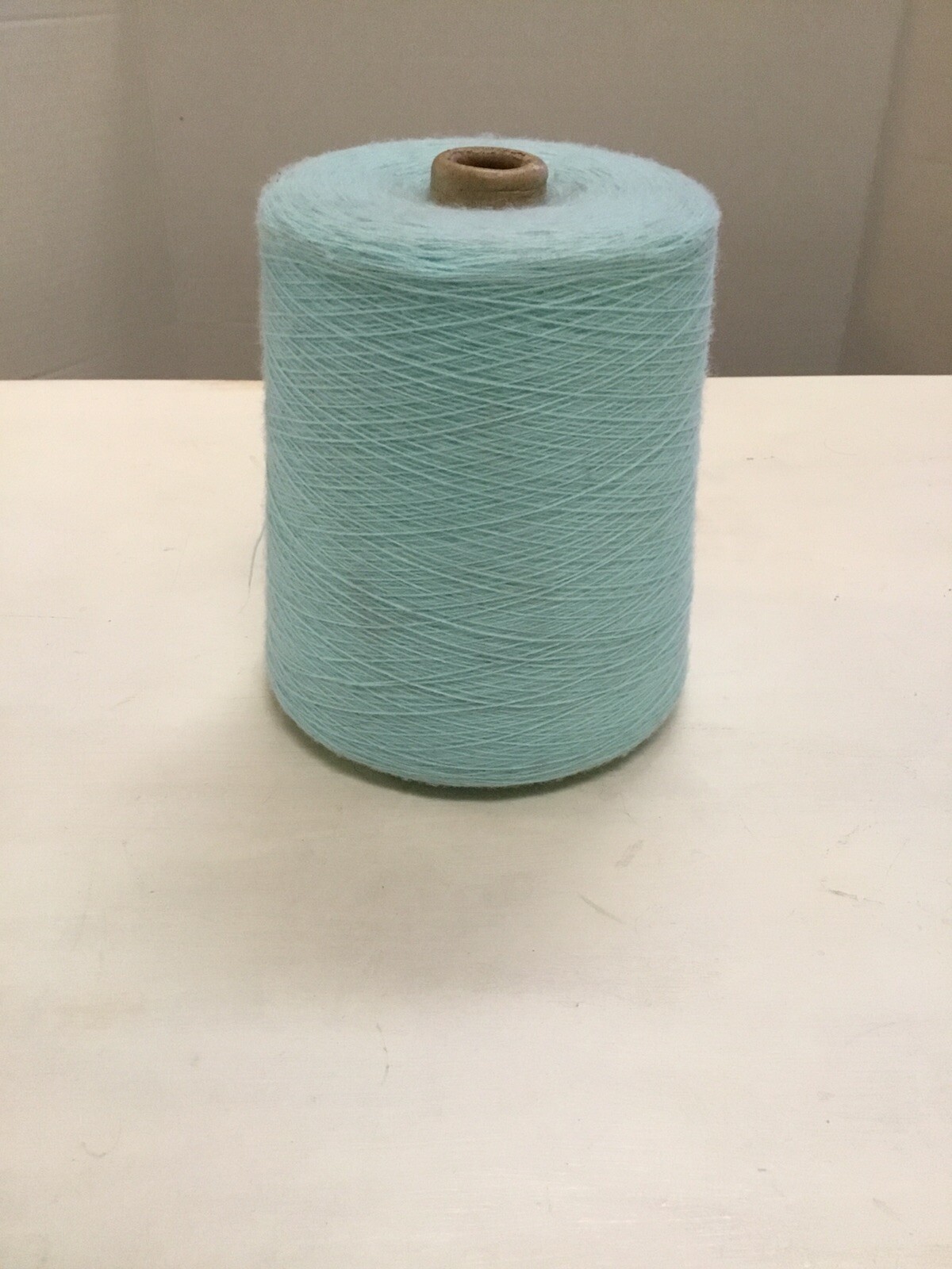 Vintage Wool Yarn INDUSTRIAL Spool GIANT SKEIN Country Farmhouse Fine ...