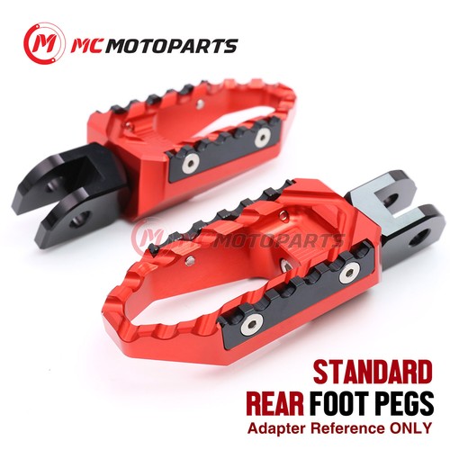 Red CNC Foot Pegs Rear TOUR TRC For Ducati Monster S2R 800 05-07 06 | eBay