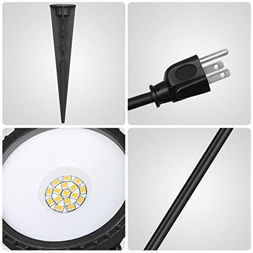 Edishine Outdoor LED Spotlight Waterproof Dusk to Dawn Light Sensor ...