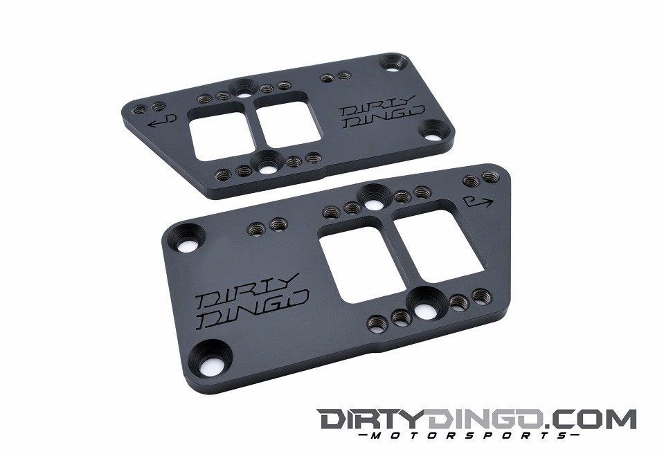 Dirty Dingo LS Conversion Swap Plate Mounts LS1 Multi Hole Plain Steel ...